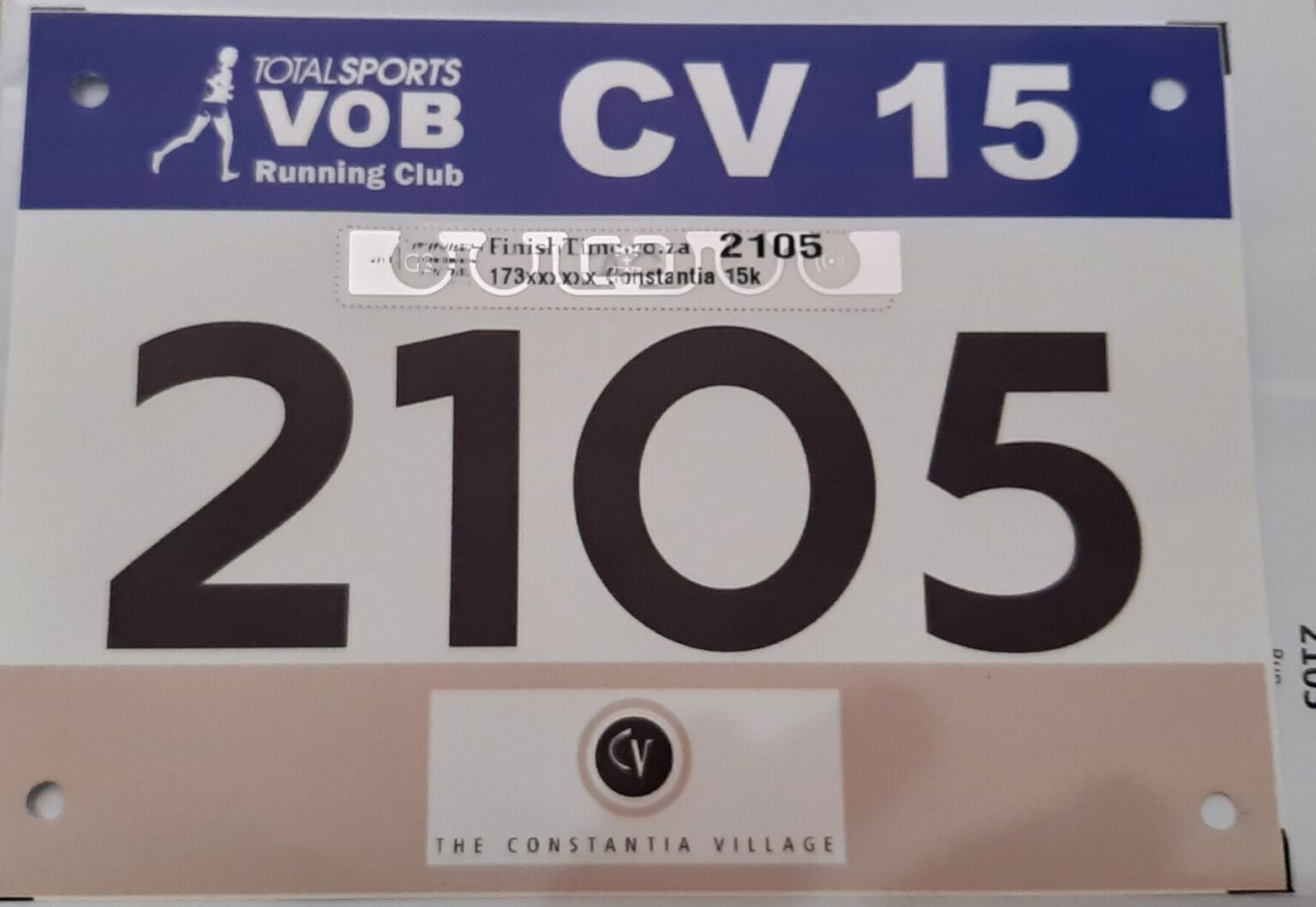 The Constantia Village VOB 15 km Road Race - She hikes... A lot!